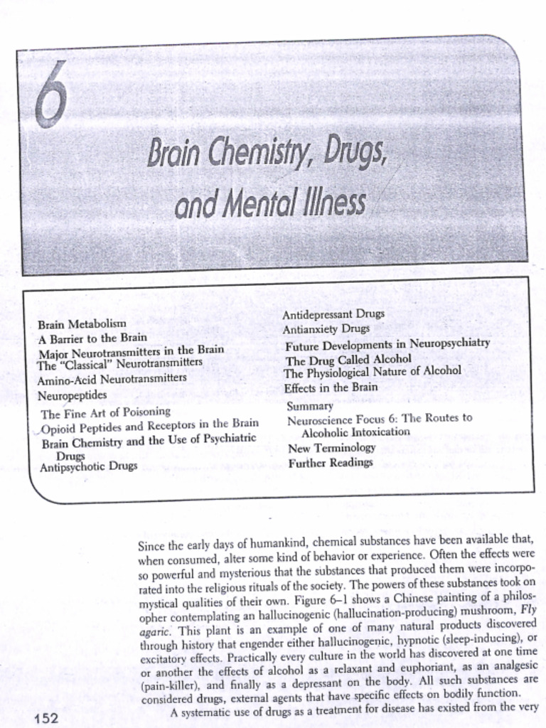 Module 4 Brain Chemistry | PDF