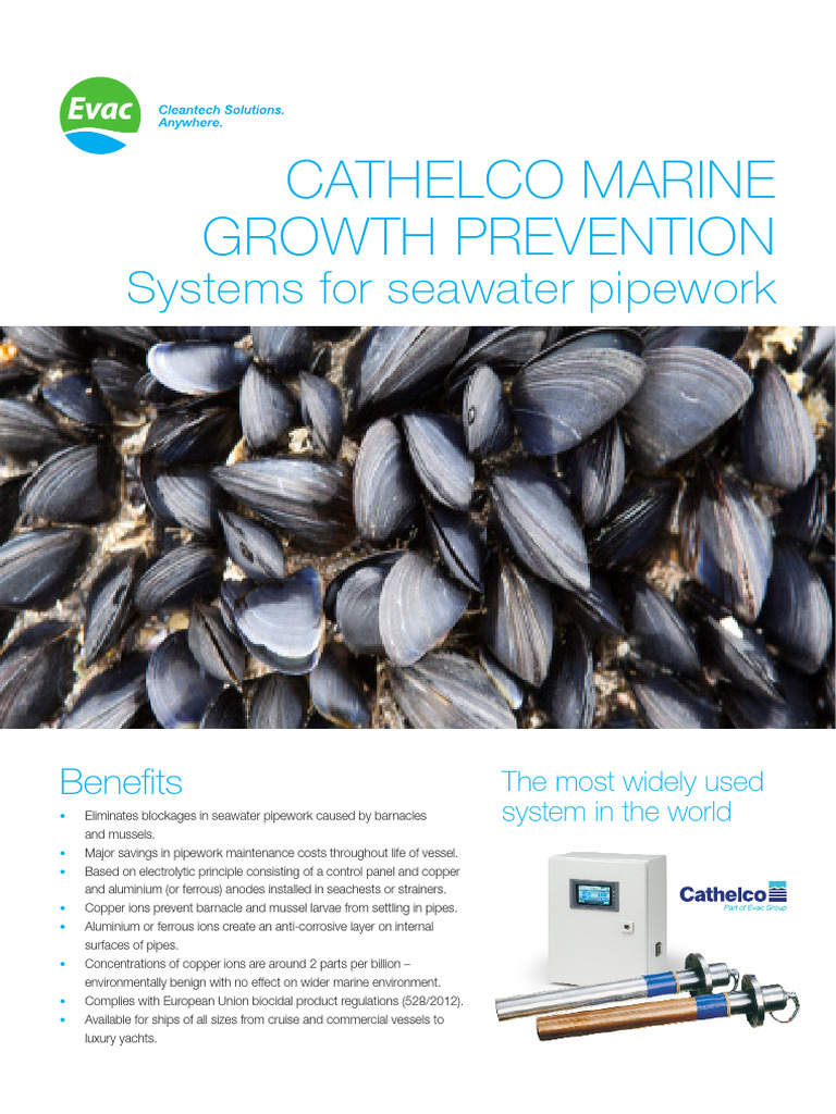 Cathelco MarineGrowthPreventionSystems 2018 | PDF | Anode | Corrosion