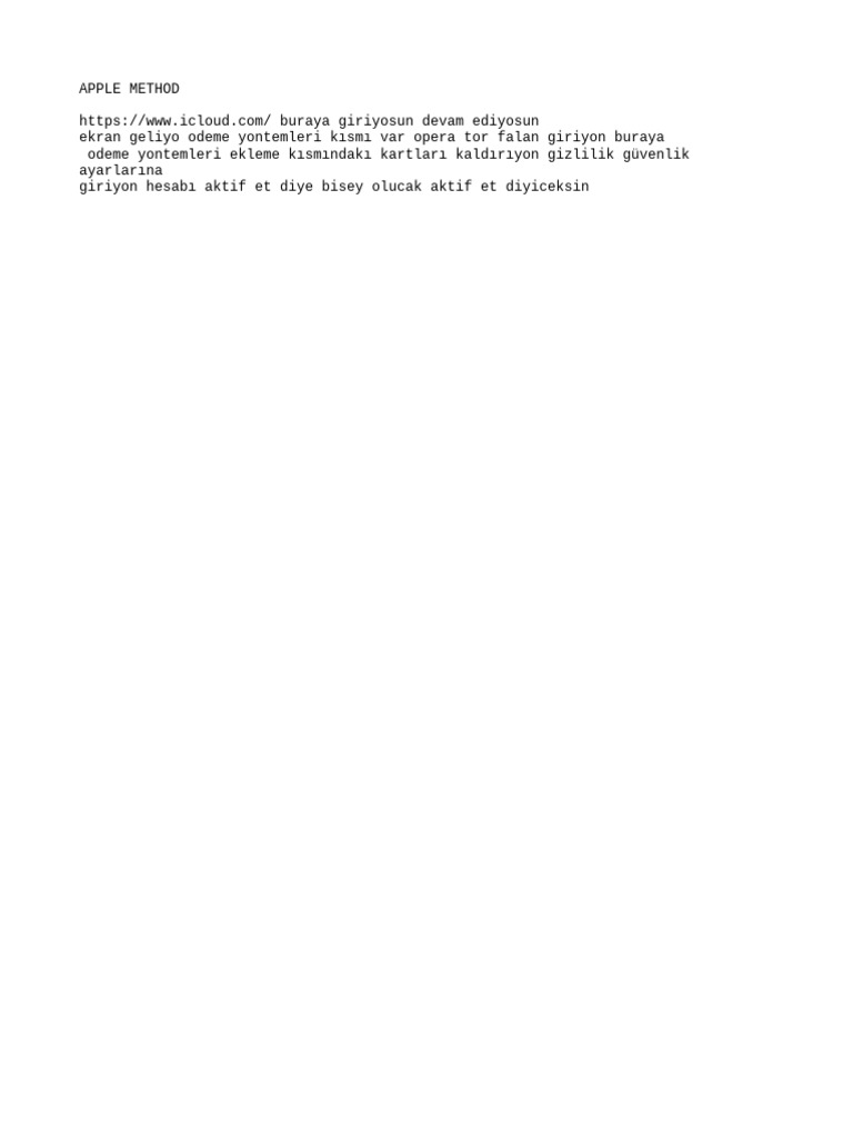Apple Method | PDF