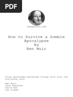 Zombie Script | PDF | Zombies
