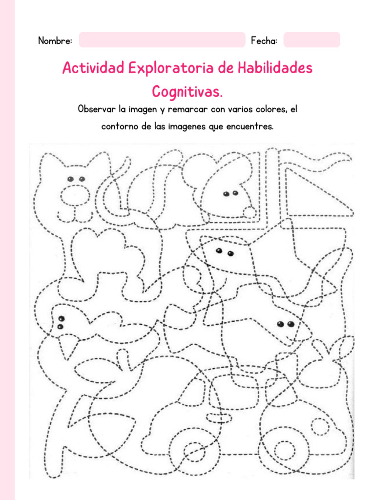 Actividades Cognitivas para Niños | PDF