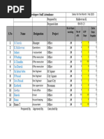 Muster Roll Format | PDF