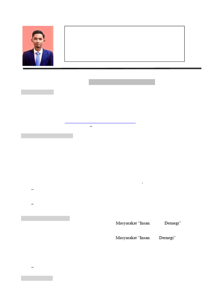 Curriculum Vitae Muhammad Furqon Universitas Islam Depok | PDF