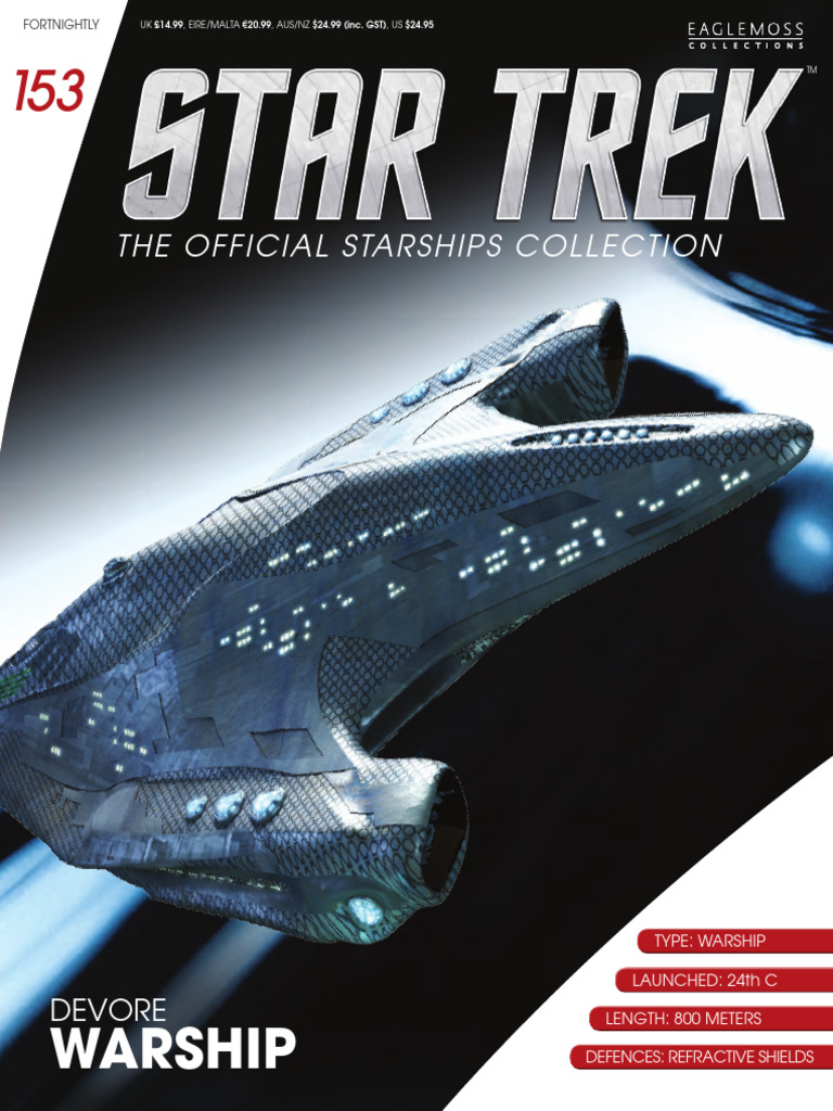 Issue 153 - Devore Warship | PDF | Star Trek