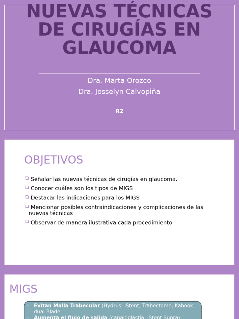 Nuevas Tecnicas QX Glaucoma-1 | PDF | Glaucoma | Ojo humano