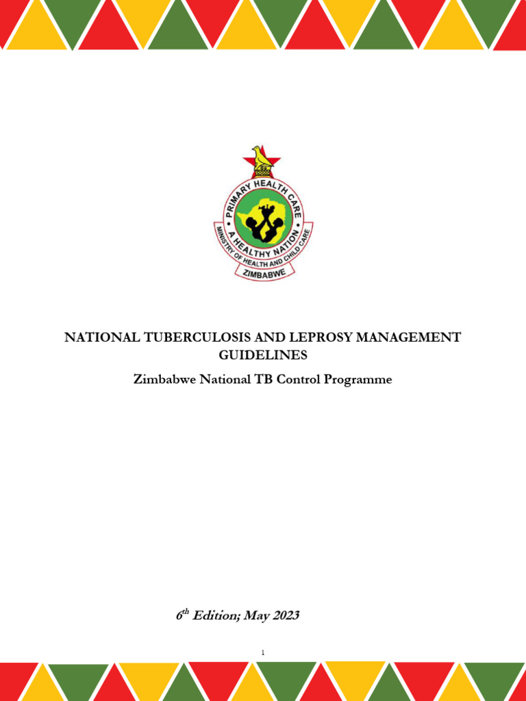 National TB and Leprosy Guidelines - FINAL 2023 - Signed | PDF ...