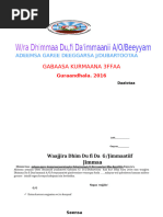 Xalayaa Deeggarsaa | PDF