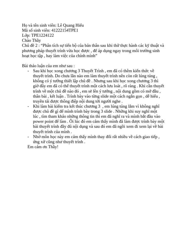 chủ đề thảo luận2 gttkd | PDF