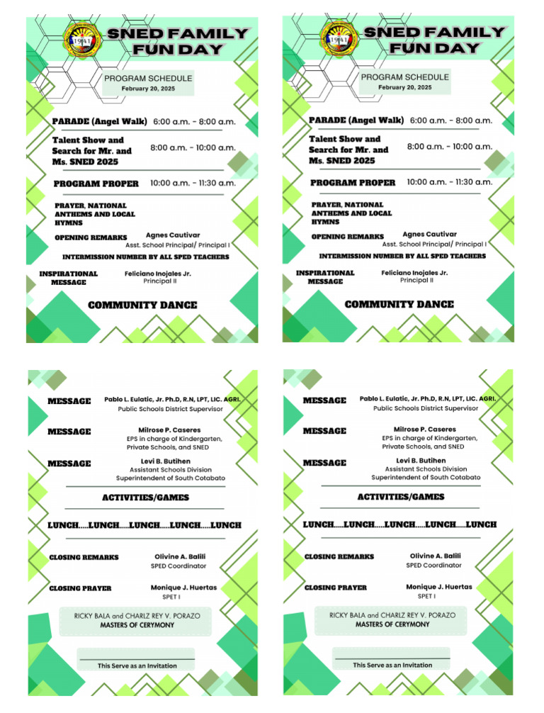 Sned Day - Invit | PDF