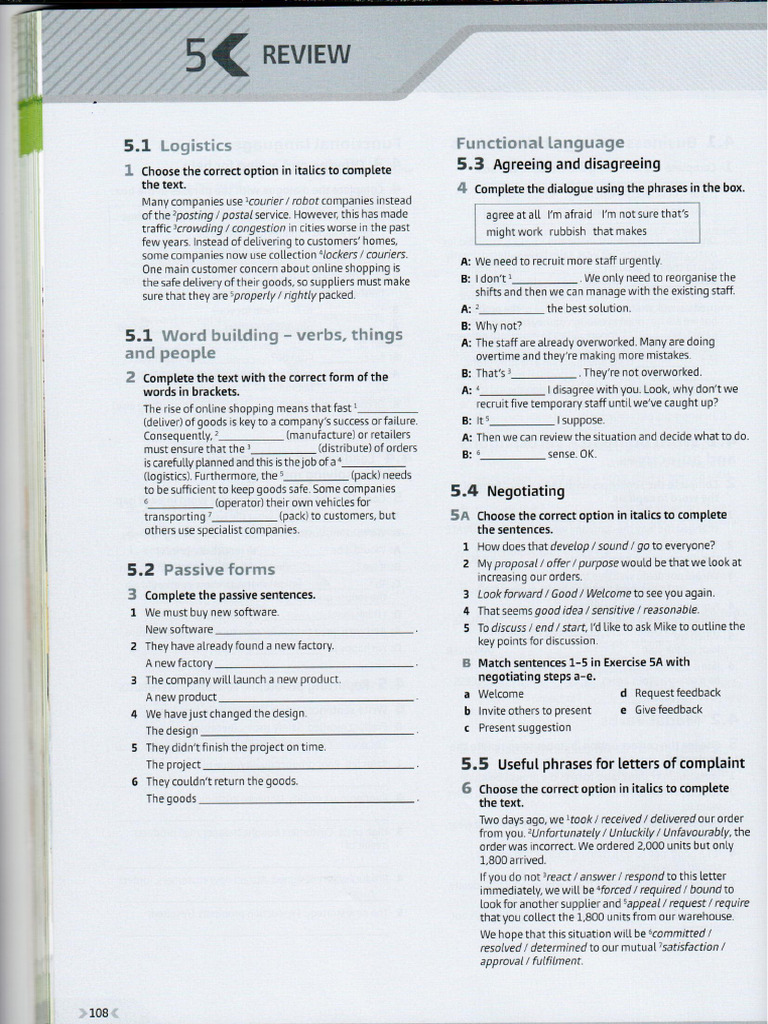 Business Partner (B1+) - Review 5 | PDF