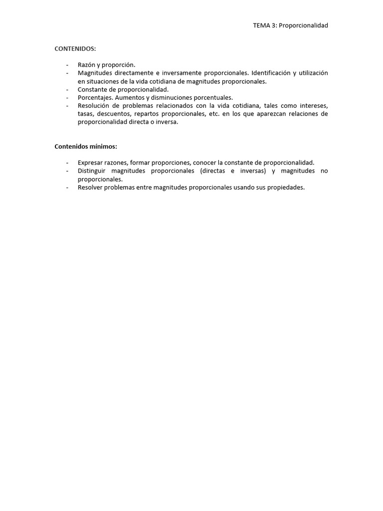 Proportzionaltasuna dbh2 | PDF | Matemáticas