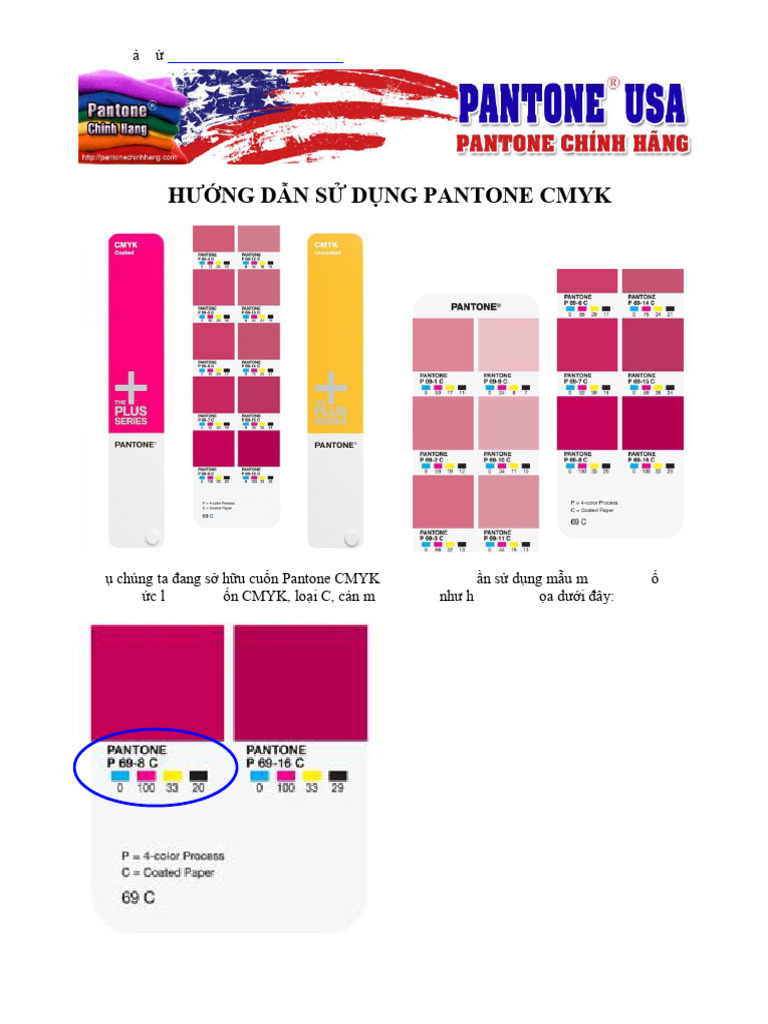 Huong Dan Su Dung Pantone | PDF