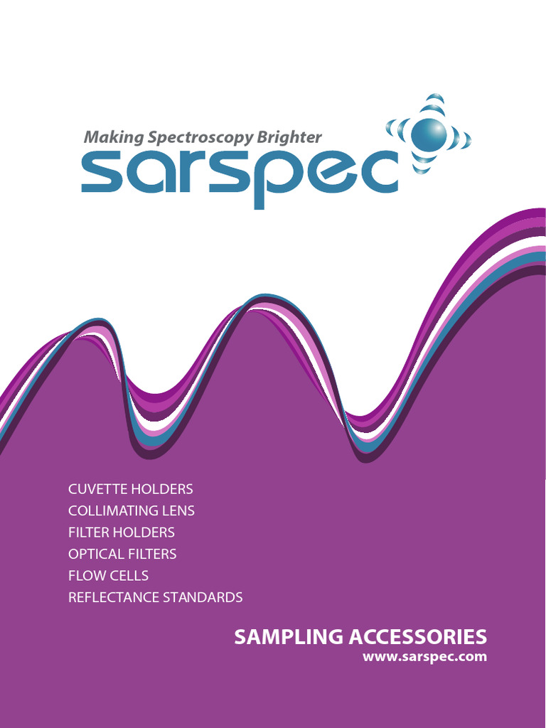 Sampling_Accessories_Sarspec | PDF | Optical Filter | Fluorescence