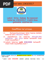 Qajeelfama Keessummeessa Qabiyyee Lafa Magaalaa Ragaa Hin Qabneefi | PDF