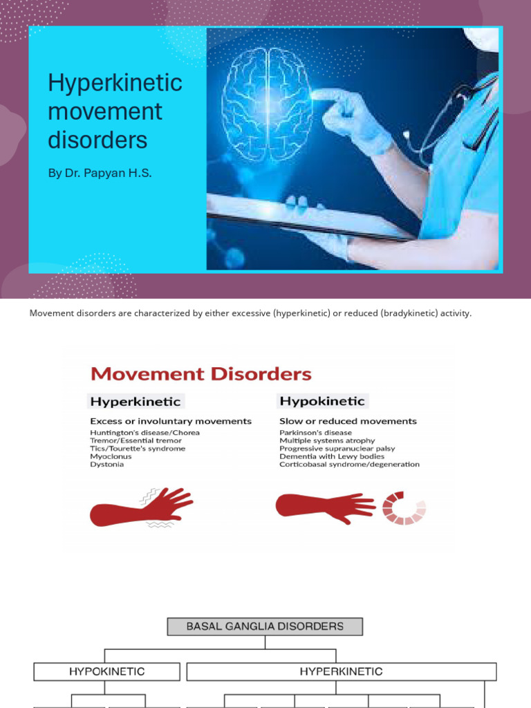 03-Hyperkinetic Movement Disorders | PDF | Striatum | Dystonia