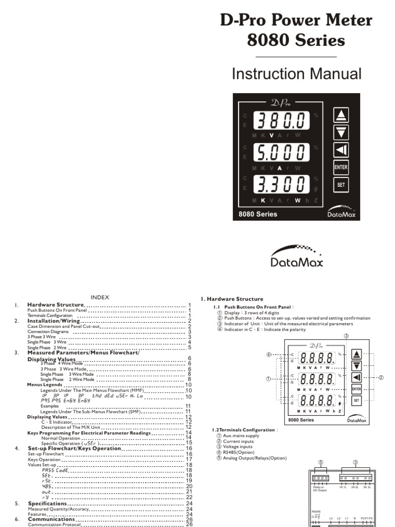 RPower POS Instruction Manual | PDF | Root Mean Square | Electronics