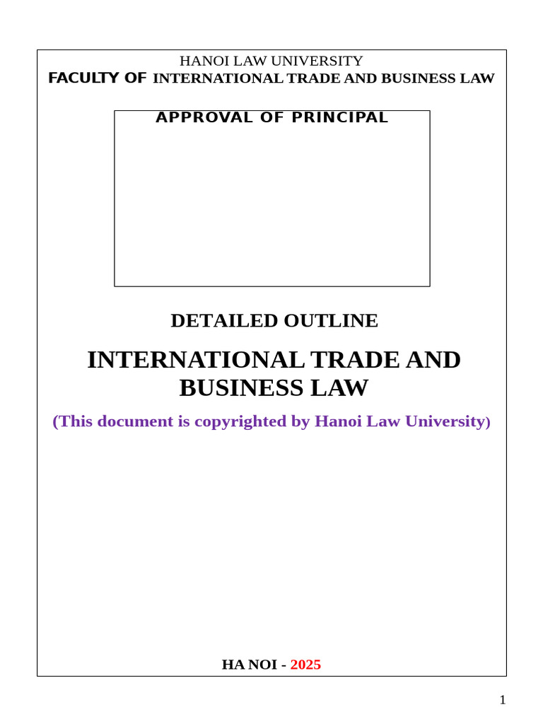 International Trade and Business Law - 3cre - CLC | PDF | World Trade Organization