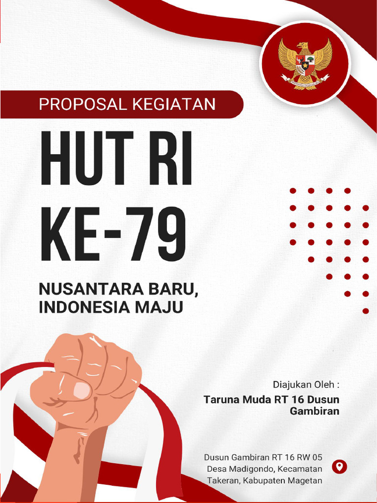Proposal HUT RI ke-79 Dusun Gambiran | PDF