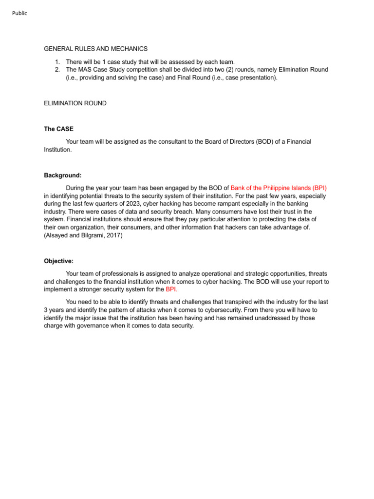 MS Case Study Cybersecurity | PDF | Computer Security | Security