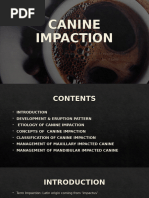 Canine Impaction and Its Management | PDF | Orthodontics | Dental Anatomy