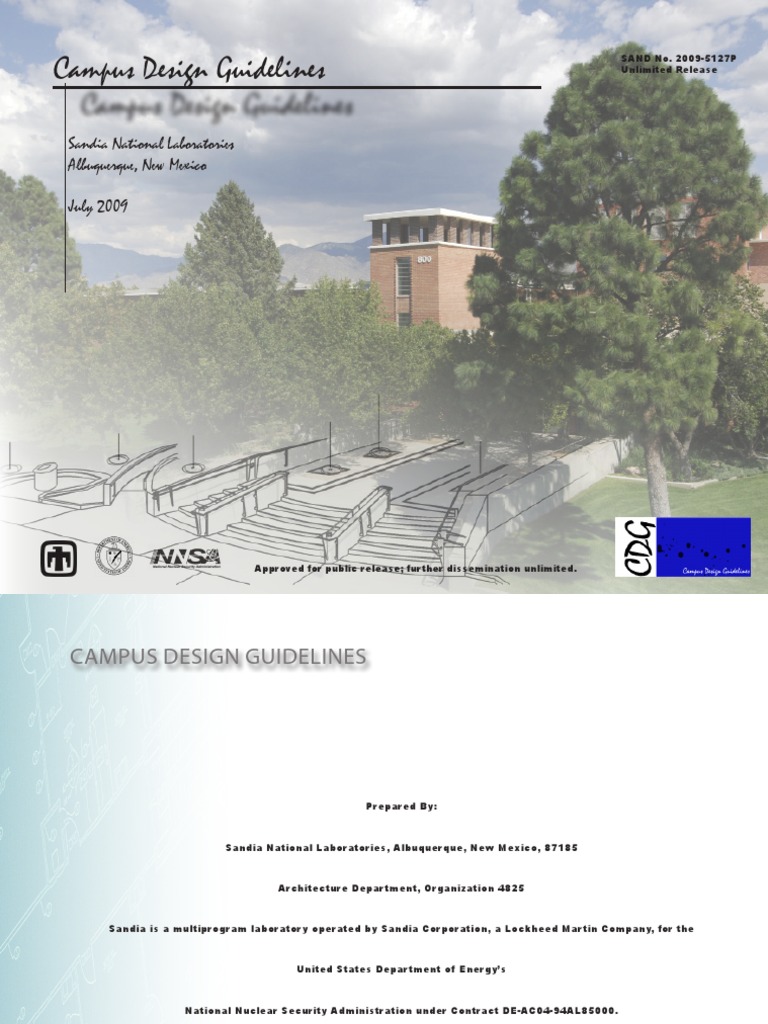 Campus Design Guidelines 0210 | PDF | Road Transport | Transport