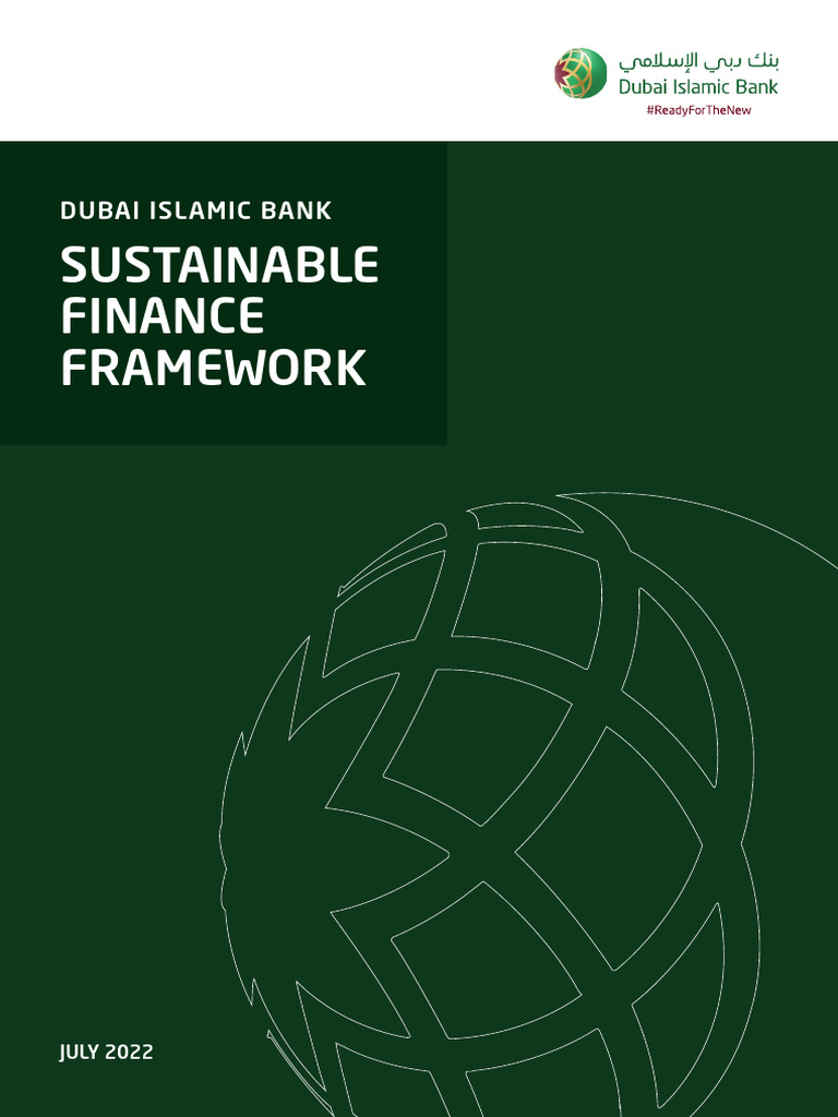 DIB Sustainable Finance Framework | PDF | Islamic Banking And Finance ...