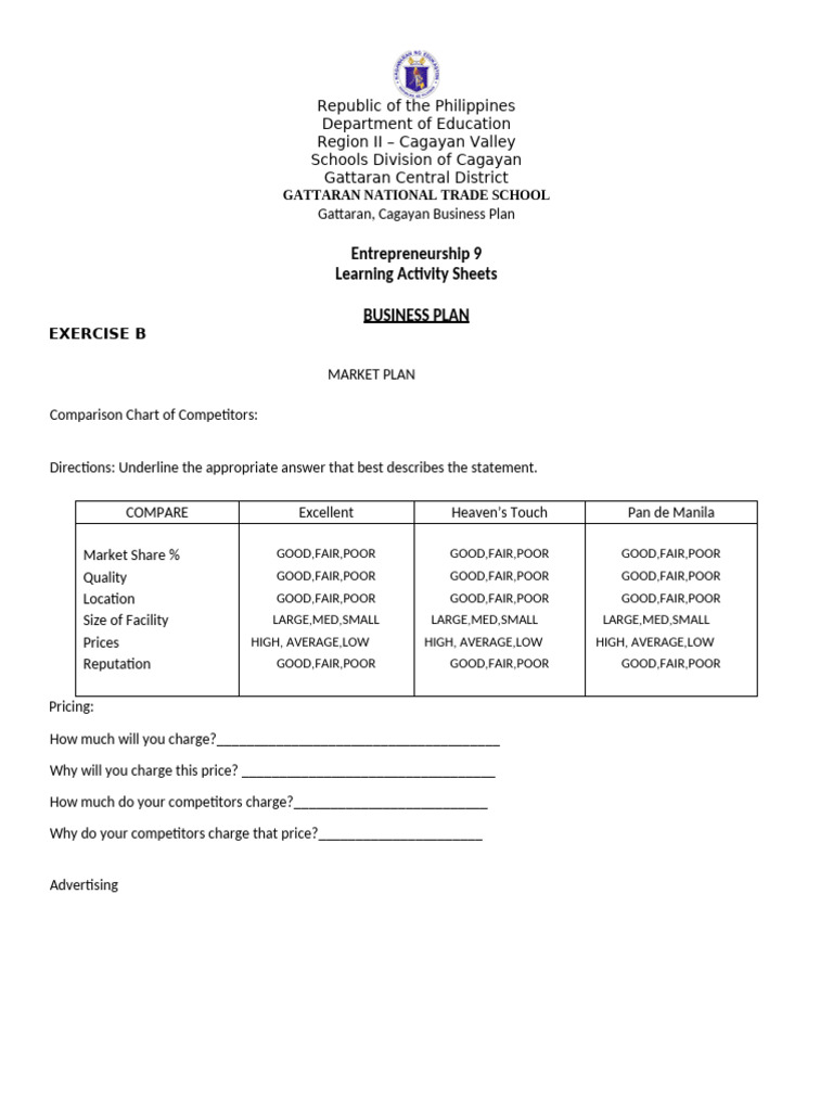 entrp module busplan 2 | PDF | Advertising | Marketing