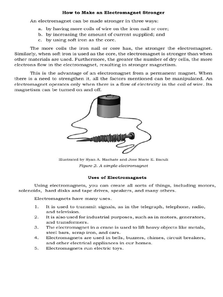Electromagnet | PDF