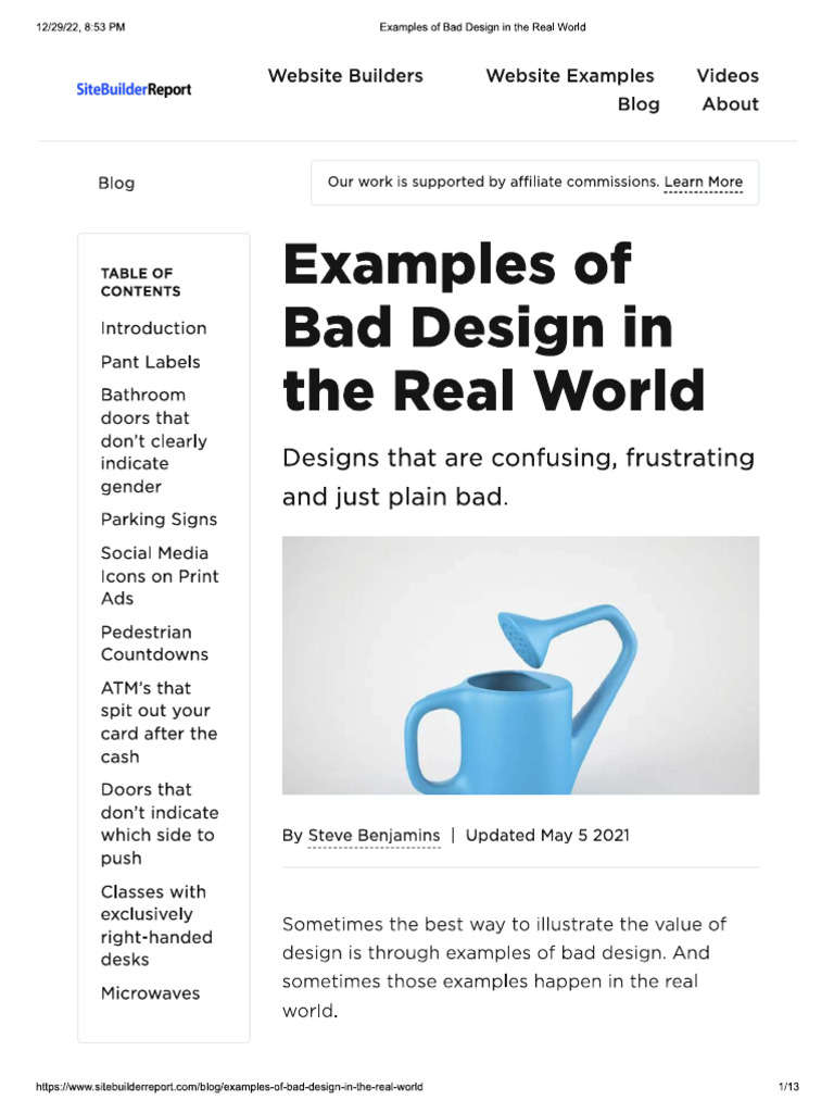 Bad Designs | PDF