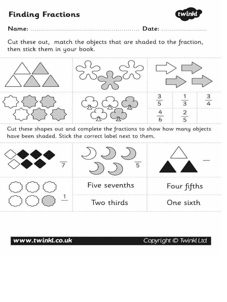 Friday Fraction Task | PDF