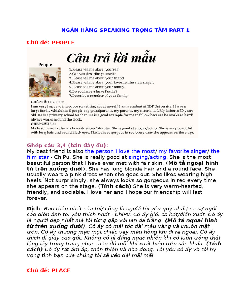 Key Speaking Aptis | PDF