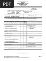 Sandiganbayan Clearance Form | PDF | Government | Public Services