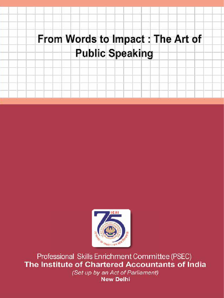 The Art of Public Speaking | PDF | Public Speaking | Body Language