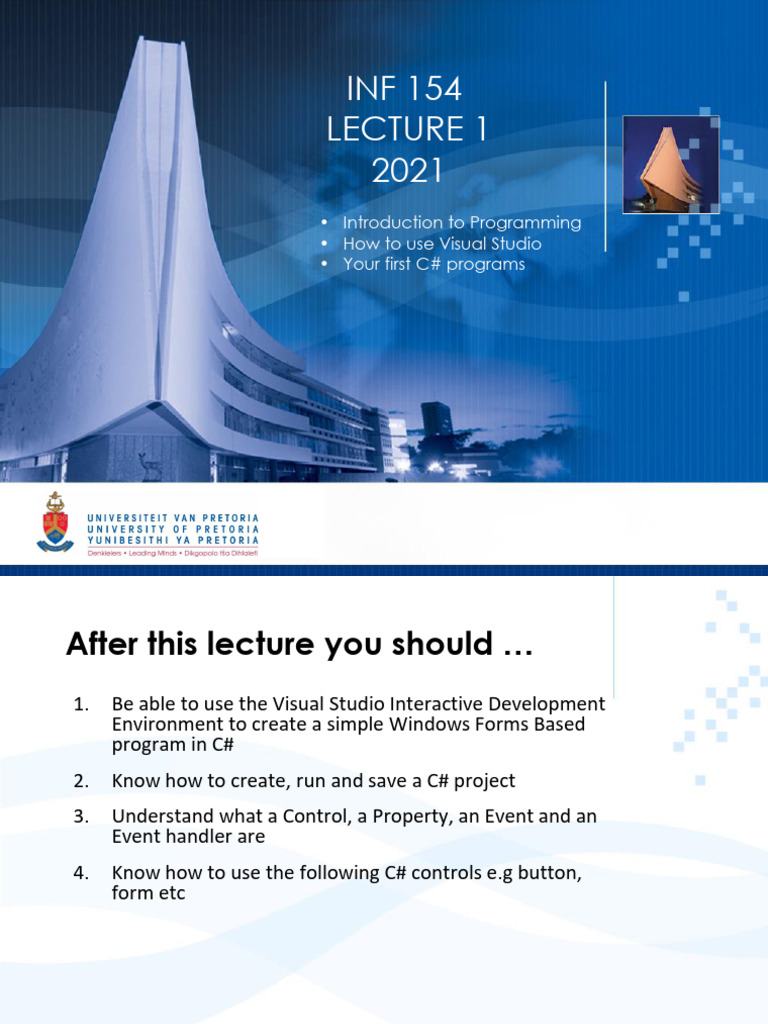 Lecture 1 2025 | PDF | Integrated Development Environment | Computer Programming