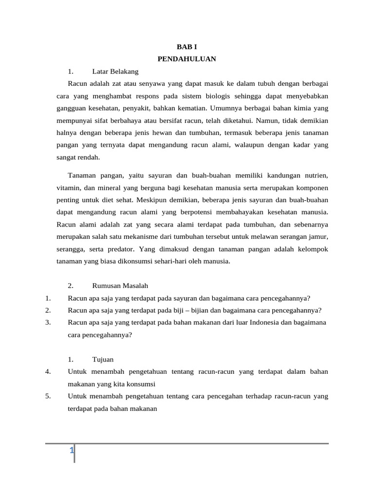 Racun Makanan !!! | PDF