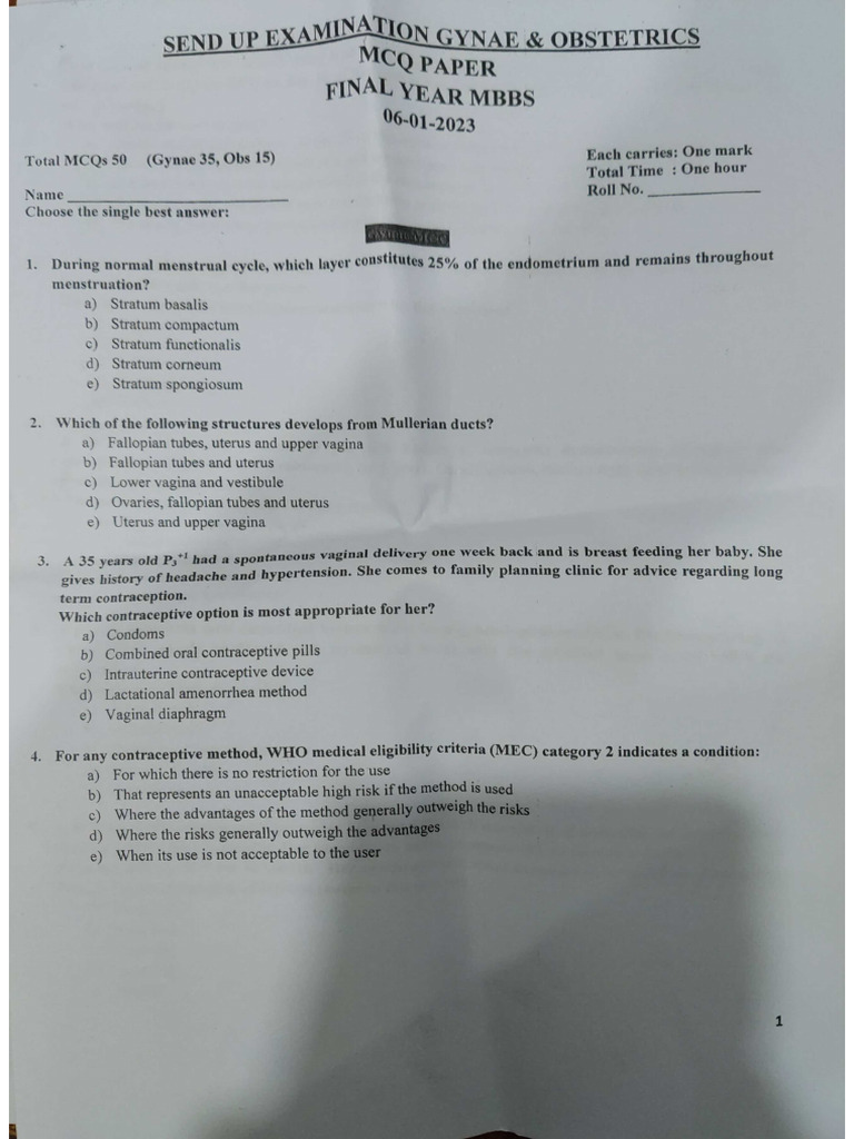 Gynae Sendup | PDF
