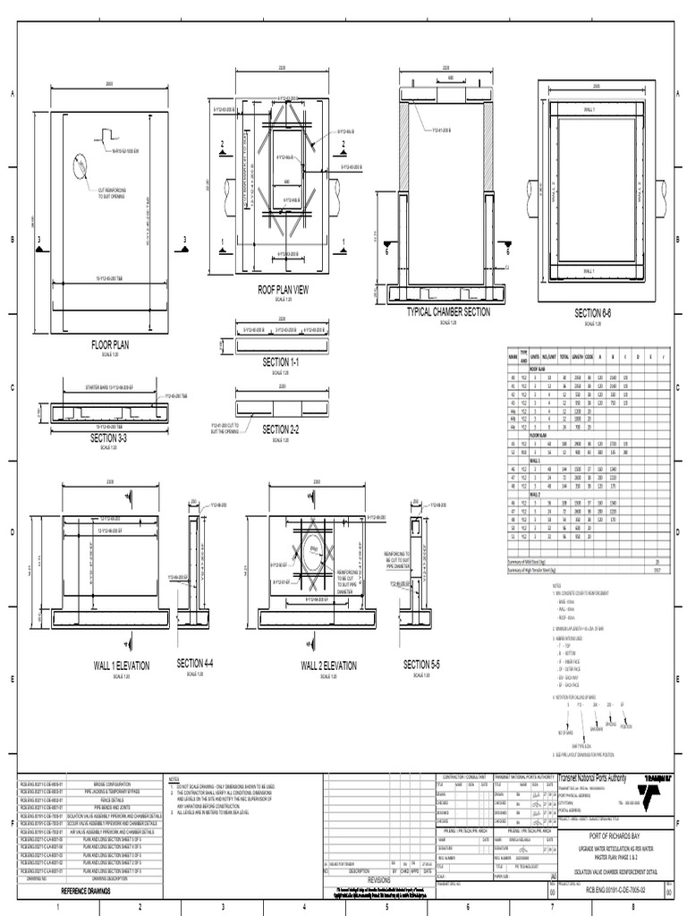 RCB - Eng.00191-C-De-7005-02 - Isolation Valve Reinforcement Detail | PDF | Building Technology ...