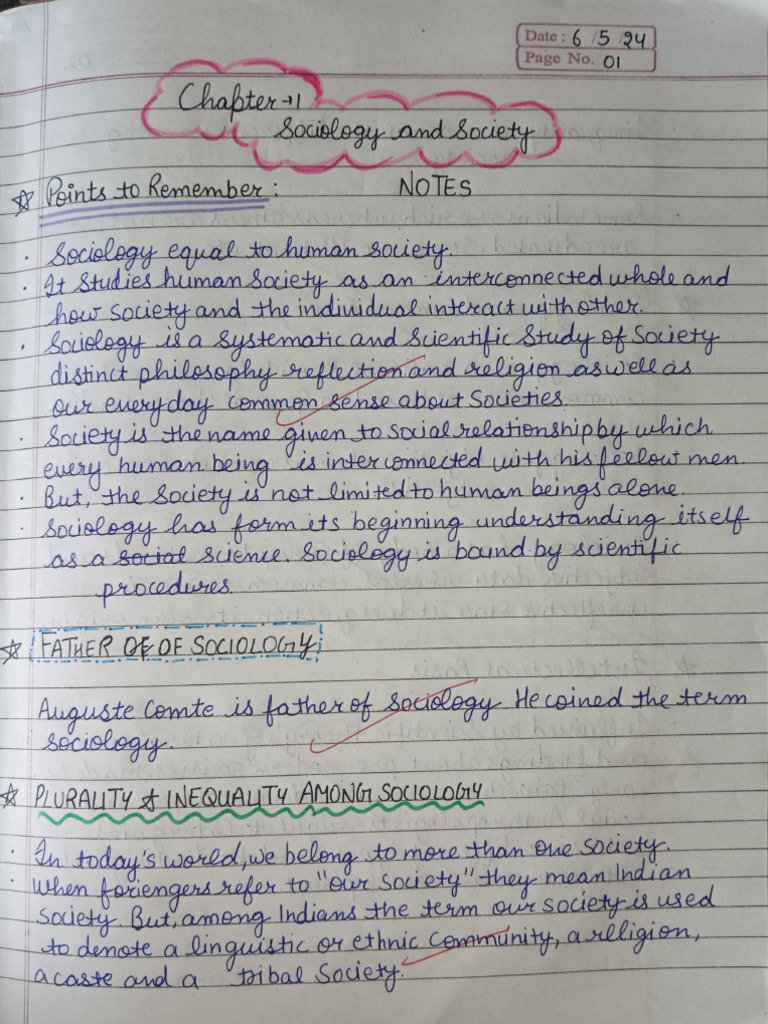 Sociology Chapter 1 | PDF