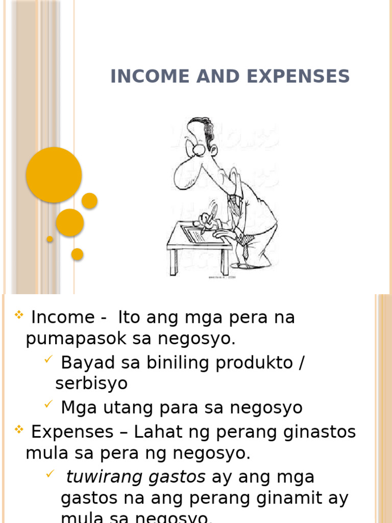 Module4 Income and Expenses | PDF