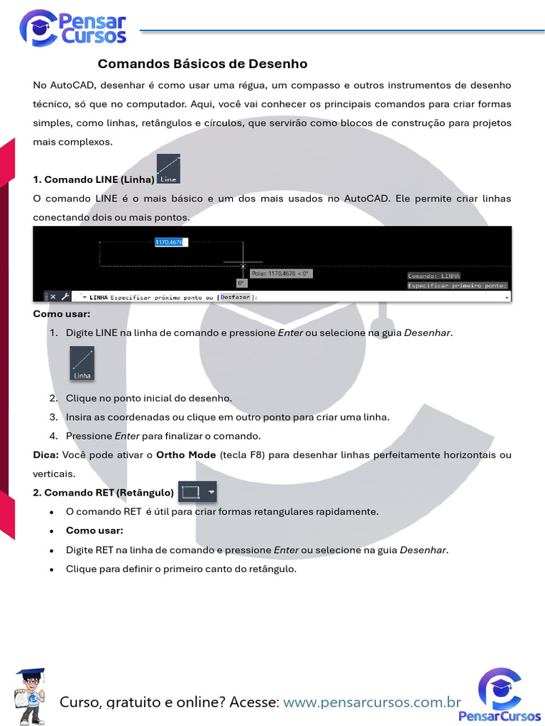 Modulo 2 Comandos Basicos1737548232 | PDF | Polígono | Círculo