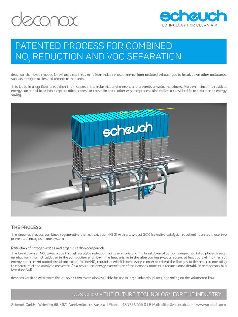 Deconox: Advanced Exhaust Treatment System | PDF | N Ox | Exhaust Gas