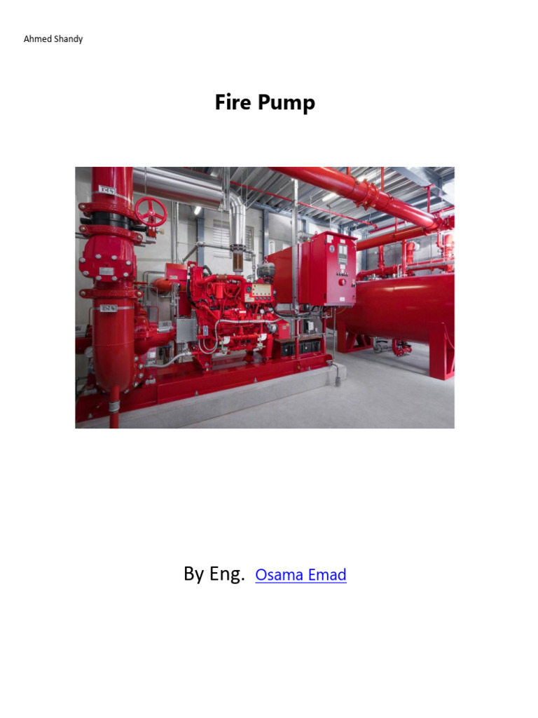 Fire Pump | PDF