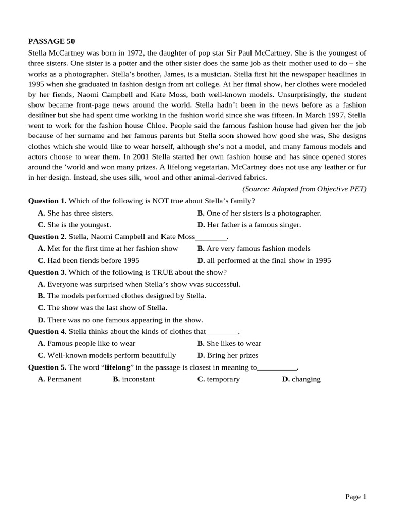 Passage 50 | PDF