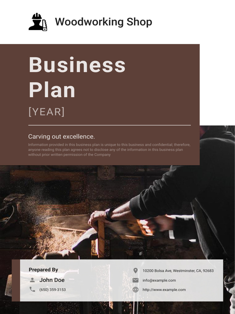 Woodworking Business Plan Example | PDF | Equity (Finance) | Economies