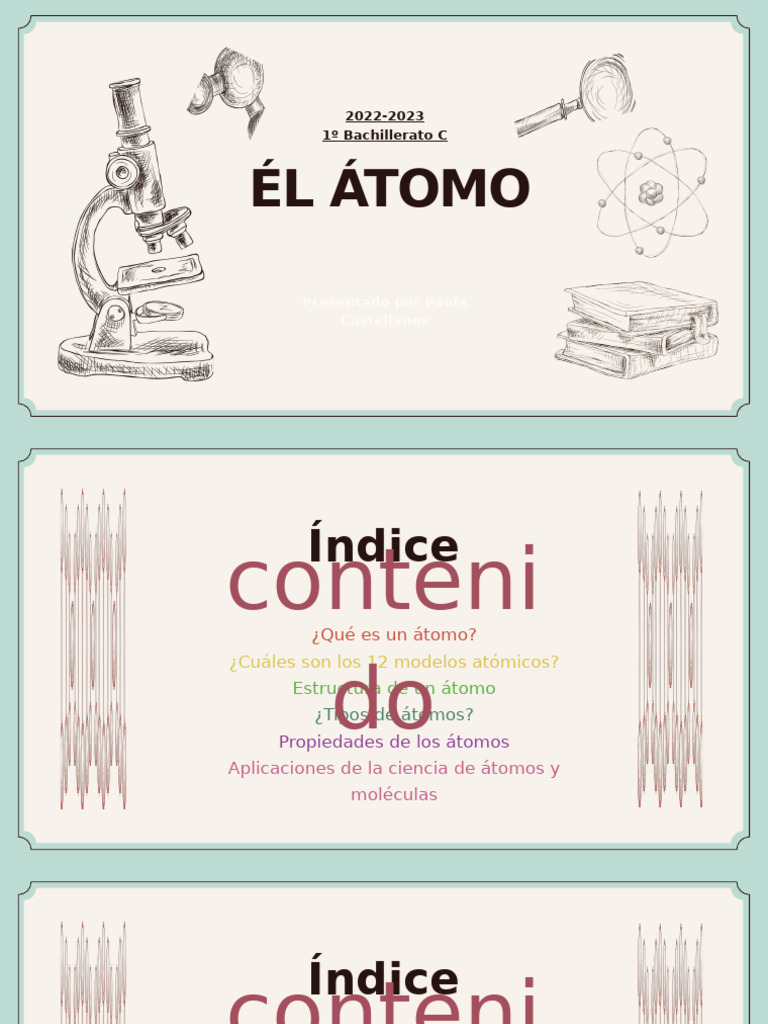 Estructura y Modelos del Átomo | PDF | Átomos | Química