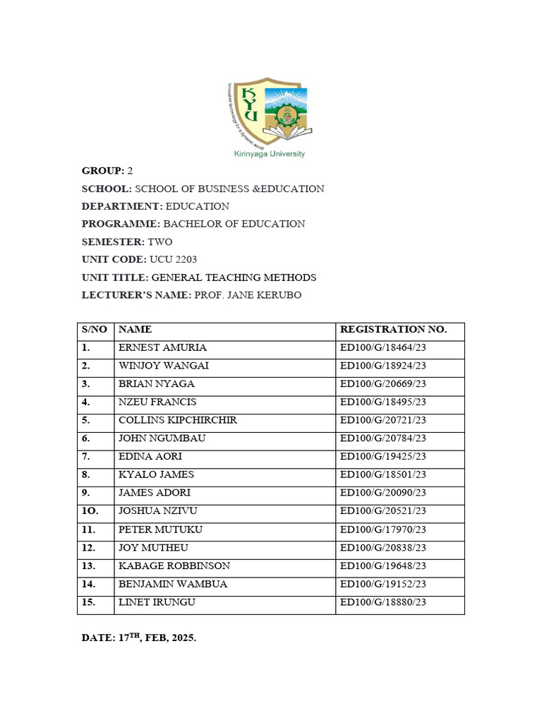 Group Two Lecture Method | PDF | Lecture | Learning