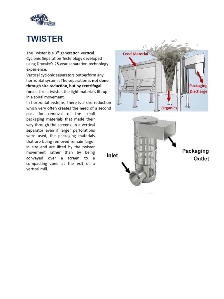Twister Brochure | PDF | Pallet | Biogas