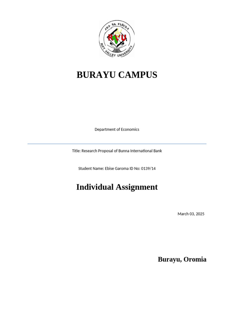 RIFT VALLEY UNIVERSITY | PDF