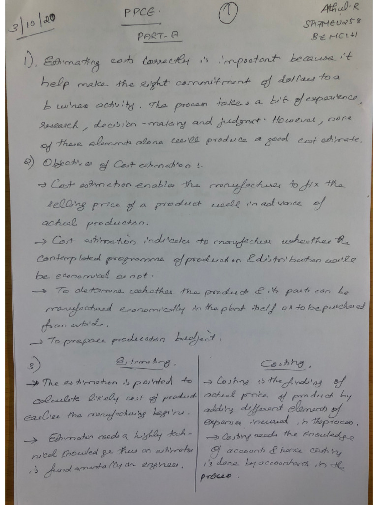 Athul R , Sp17meu258. PPCE | PDF