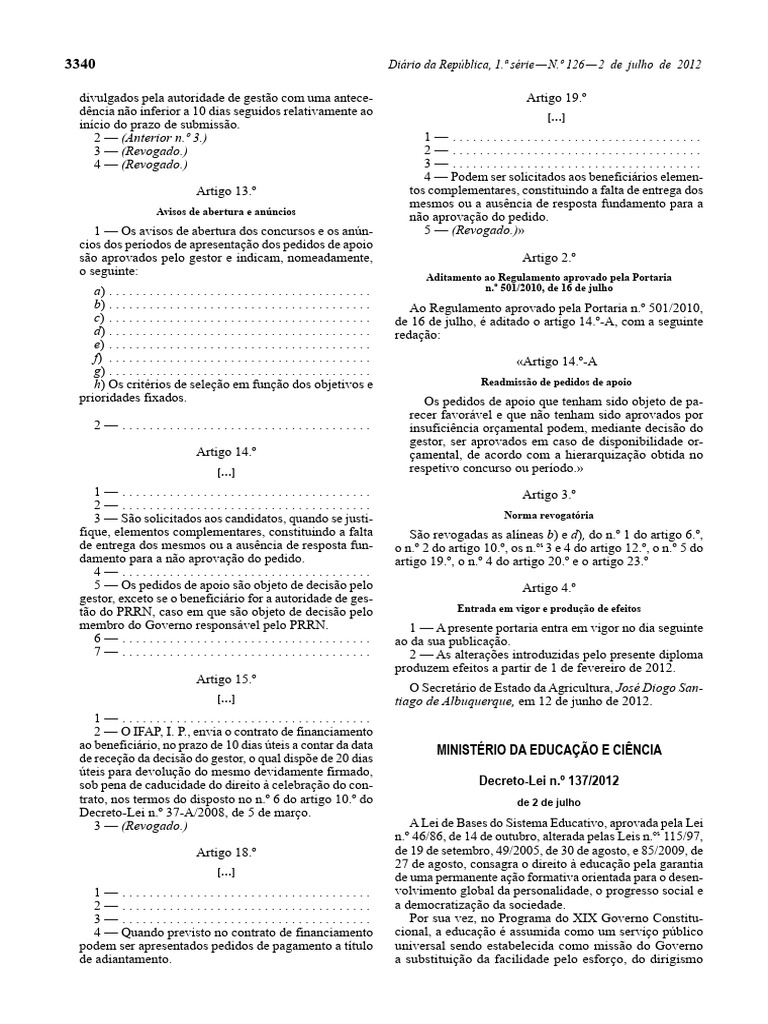 Decreto_lei | PDF | Pré-escola | Pedagogia